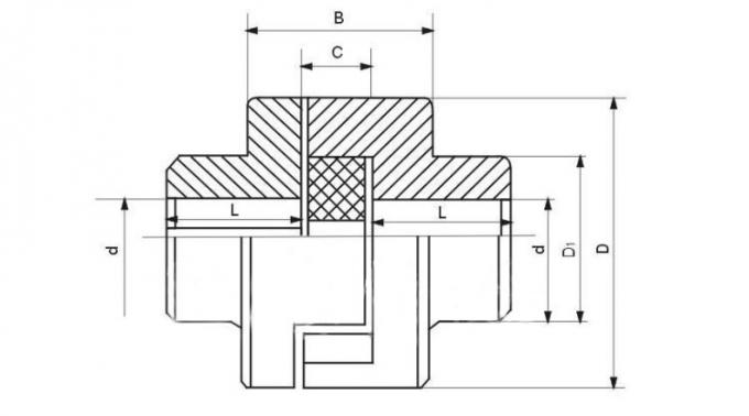 WH Slider Flexible Block Oldham Coupling