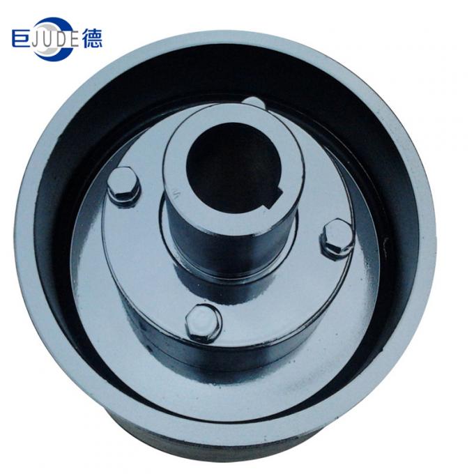 45# Steel Standard Flexible Gear Coupling Drum Shape Brake Wheel Coupling