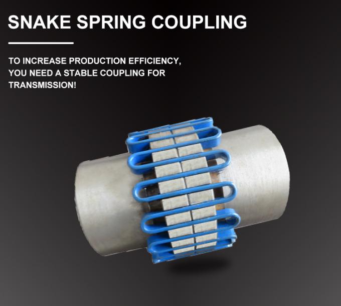 OEM Stainless Steel Taper Grid Coupling Serpentine Spring Shaft Coupling