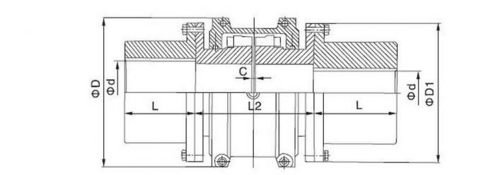 Transmission High Speed Shaft Coupling Spring Falk Steel Flex Coupling