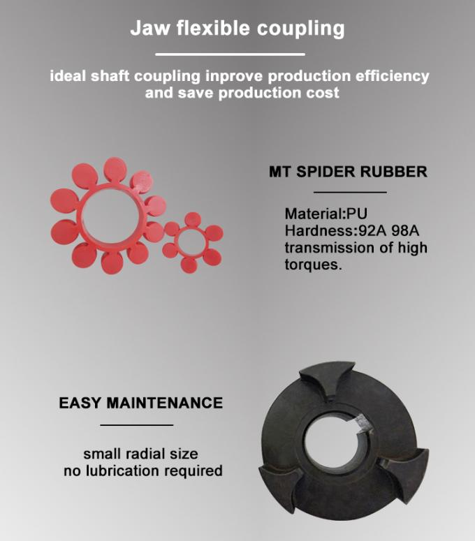 pu rubber flexible elastic spiders coupling