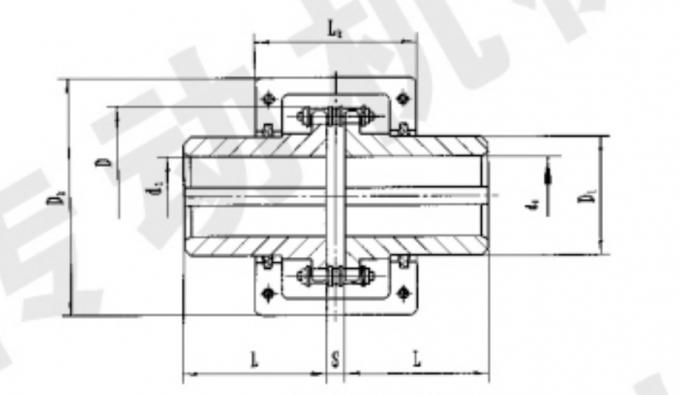 Flexible Steel Heavy Duty Coupling KC 4014 Roller Chain Coupler