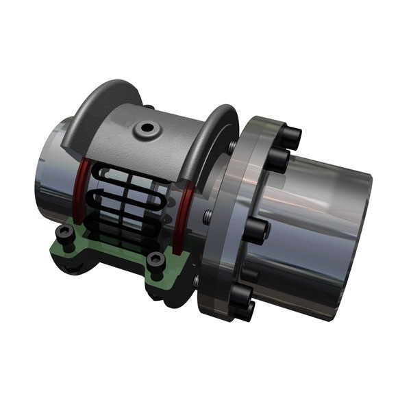 Snake Type Flexible Spline Shaft Coupling Good buffering Customized JSD ...