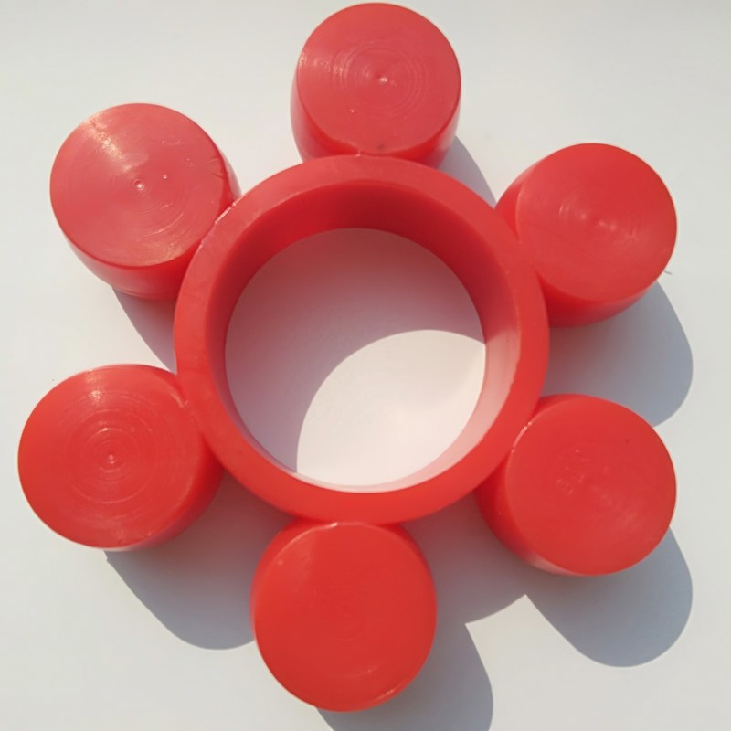 Flexible Shaft Coupling Spider Rubber Elastic Element MT Type