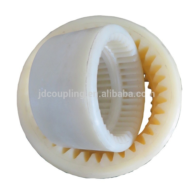 Nylon Gear Flexible Coupling Parts Inner Ring White Color Customized ...