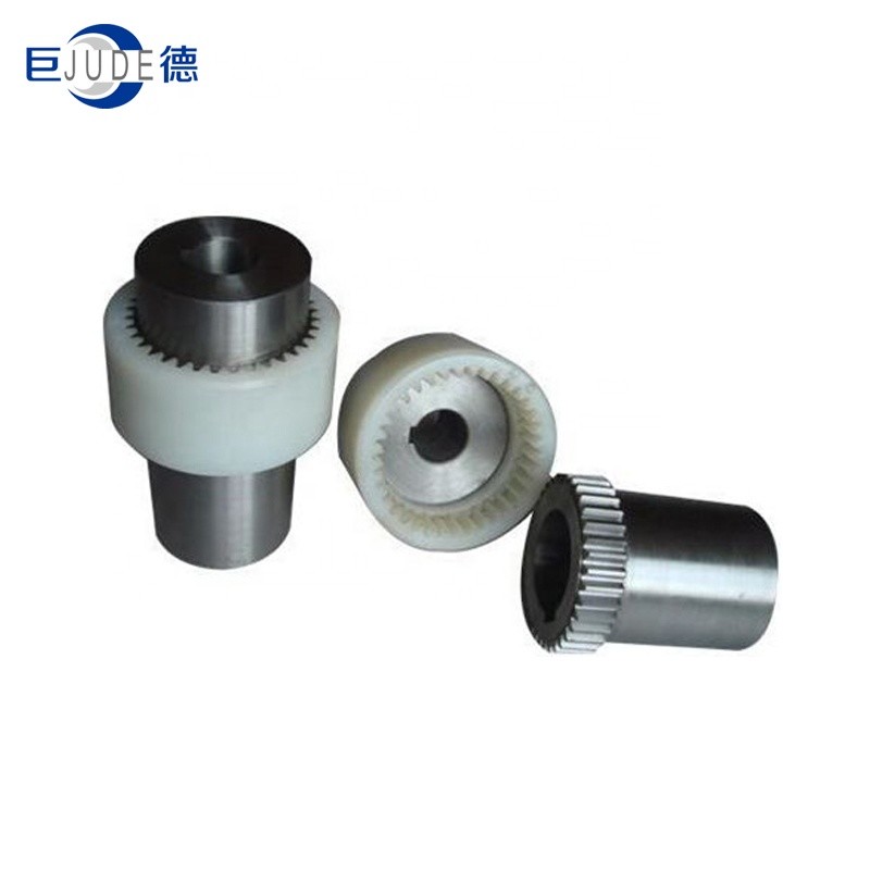 M24 Crowned Teeth Flexible Gear Coupling Steel Nylon Sleeve Gear Shaft ...