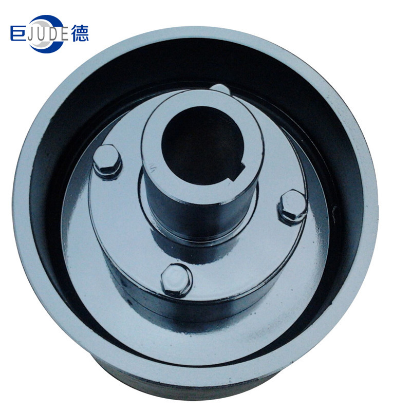 45# Steel Standard Flexible Gear Coupling Drum Shape Brake Wheel Coupling