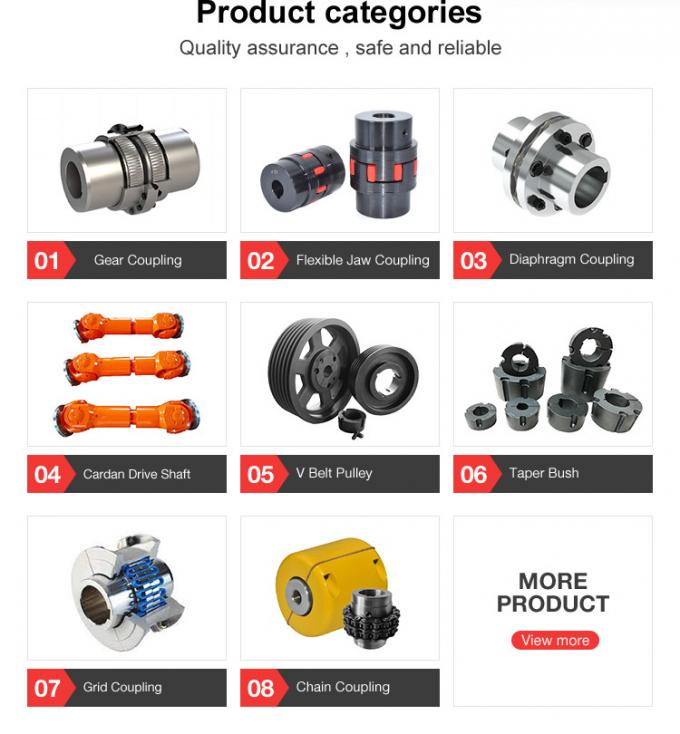 Crowned Teeth Electric Motor Shaft GCLD type gear coupling Drum toothed ...